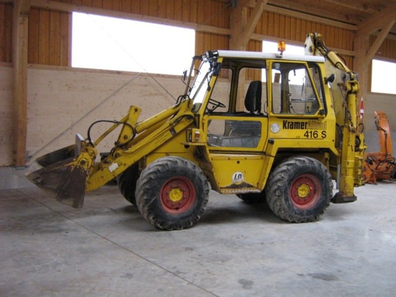 Radlader Kramer 416 S mit Bagger TB65 - technikboerse.com