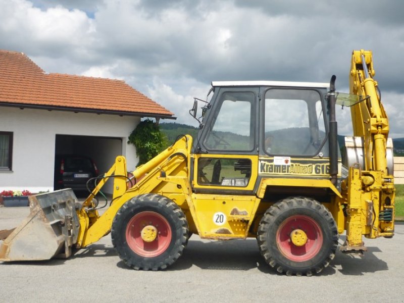 Kramer 616S mit TB80 Baggerlader - technikboerse.com
