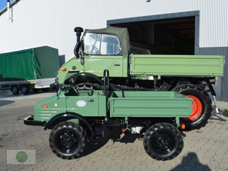 Mercedes-Benz Mini Unimog 406 Cabrio Grünlandtraktor - technikboerse.com