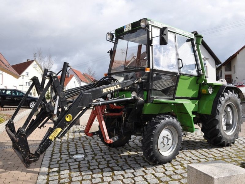 Deutz-Fahr Intrac 2004 Frontlader Mähwerk Traktor - technikboerse.com